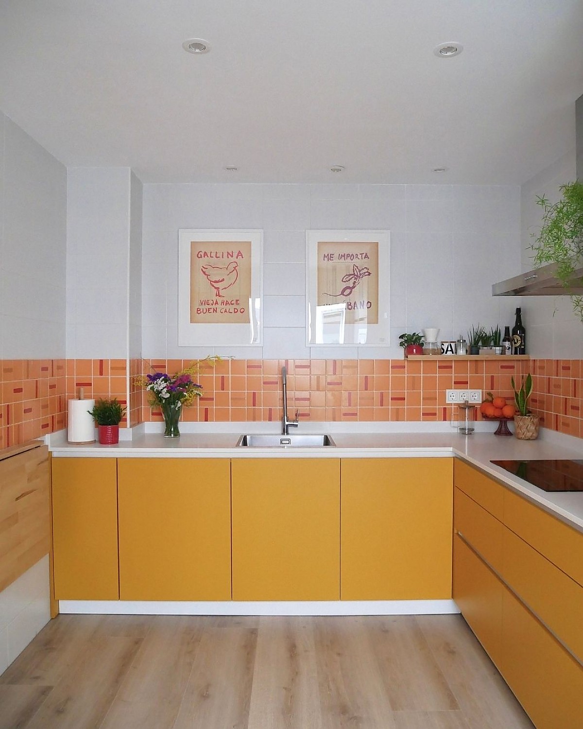 ¡Explosión de color en tu cocina!